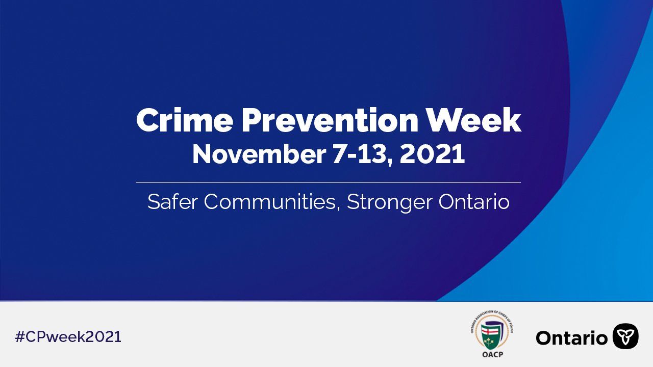 Crime Prevention Week 2021